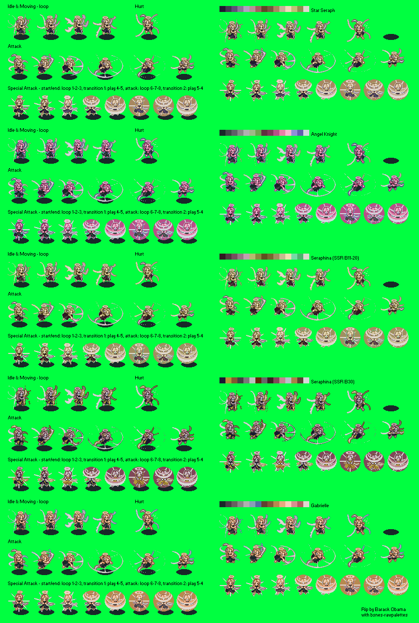 Star Seraph, Angel Knight, Seraphina & Gabrielle - Star Ocean (JPN ...