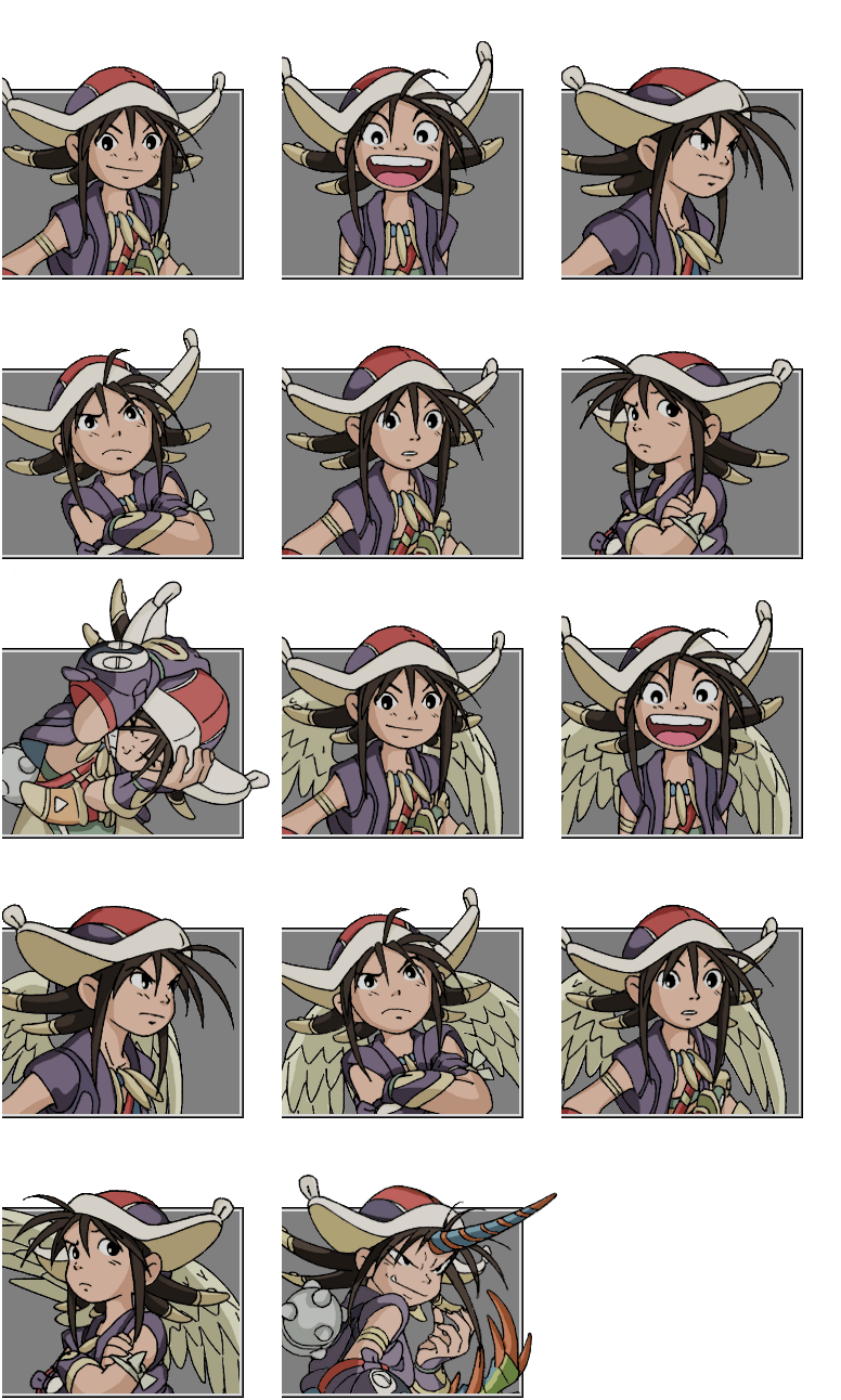 Kahu - Jade Cocoon 2 - PlayStation 2 - The Spriters Resource