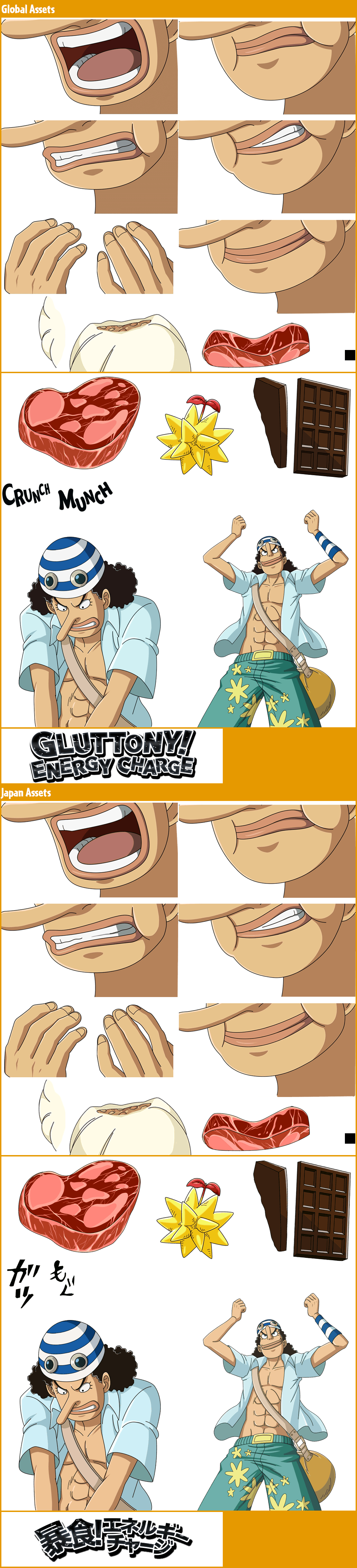 #0517 - Usopp-un - One Piece: Treasure Cruise - Mobile - The Spriters ...