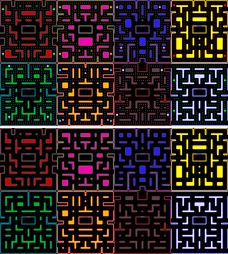 Custom / Edited - Pac-Man Customs - Custom Mazes - The Spriters Resource Custom / Edited - Pac-Man Customs - Custom Mazes - The Spriters Resource