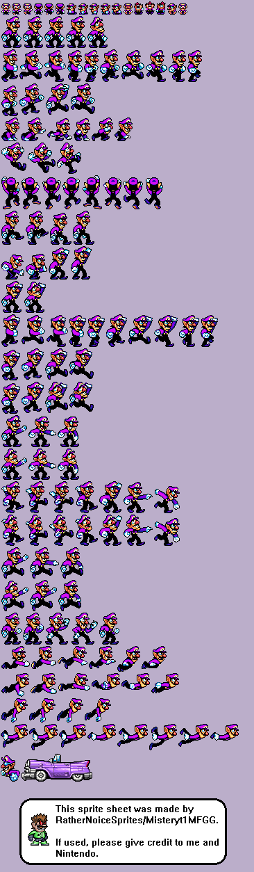 Super mario world custom waluigi sprites - iessery Super mario world custom waluigi sprites - iessery