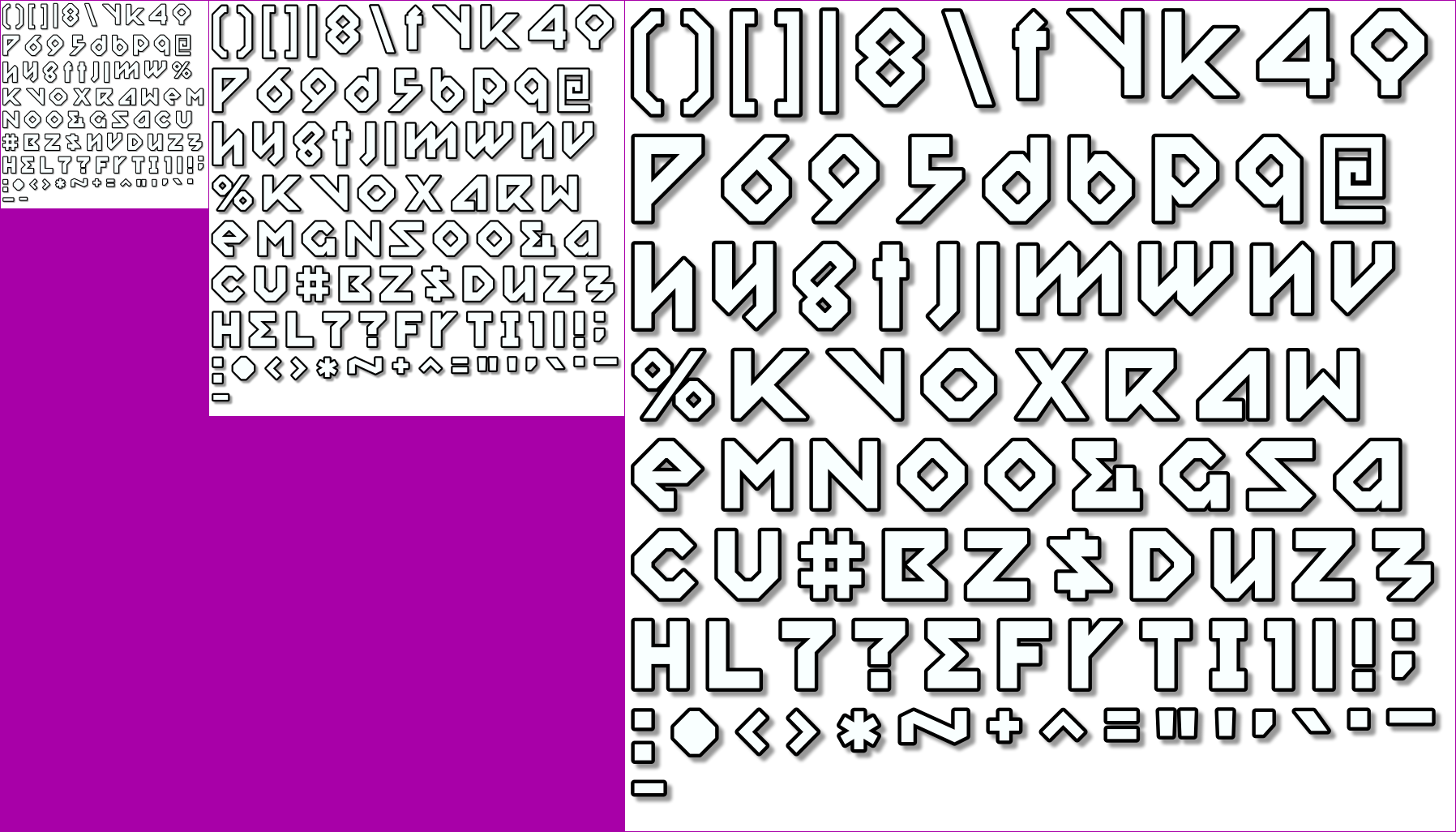 Geometric Font