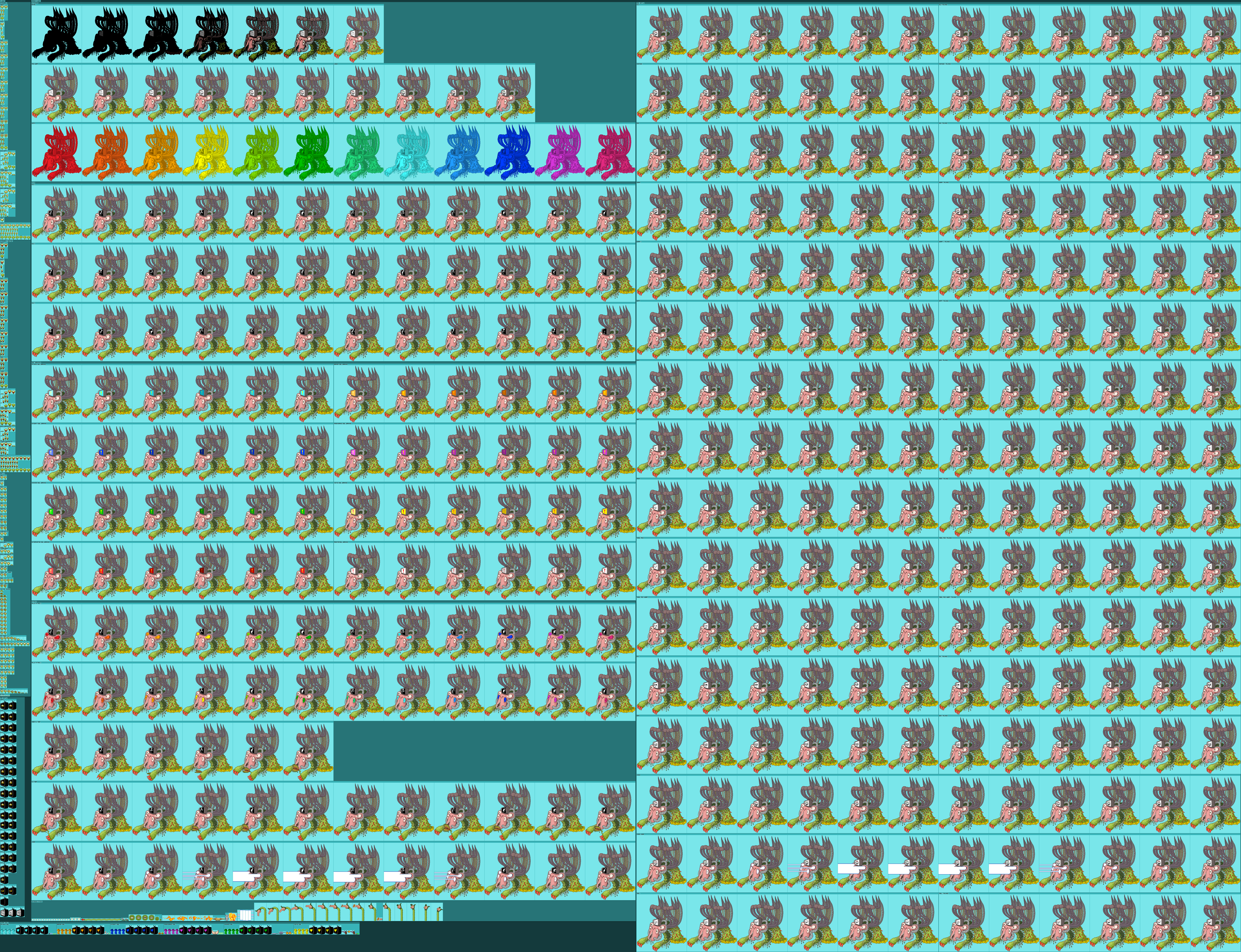 Undertale Flowey Sprite Sheet