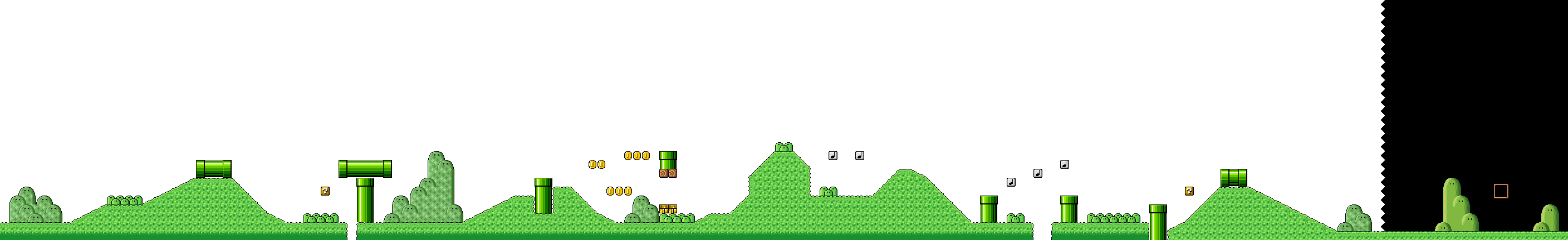Super Mario Bros 3 World 1 Airship Map Png V1 0 Neose