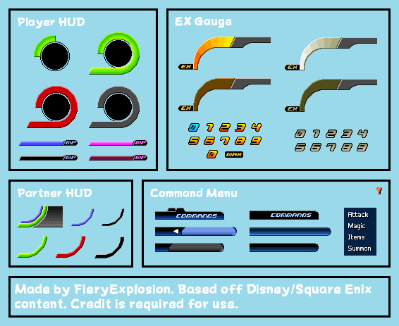 Custom / Edited - Kingdom Hearts Customs - KHIII Second Trailer HUD ... Custom / Edited - Kingdom Hearts Customs - KHIII Second Trailer HUD ...