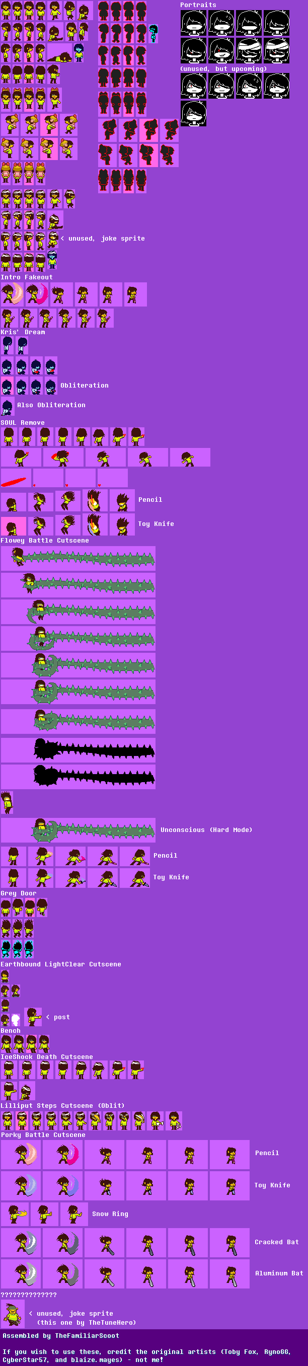 The Spriters Resource - Full Sheet View - Deltatraveler - Kris The Spriters Resource - Full Sheet View - Deltatraveler - Kris