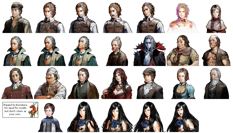 Ds Dsi Castlevania Order Of Ecclesia Character Portraits The