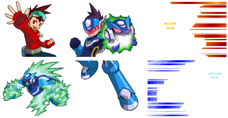 Ds Dsi Mega Man Star Force Intro 1 The Spriters Resource