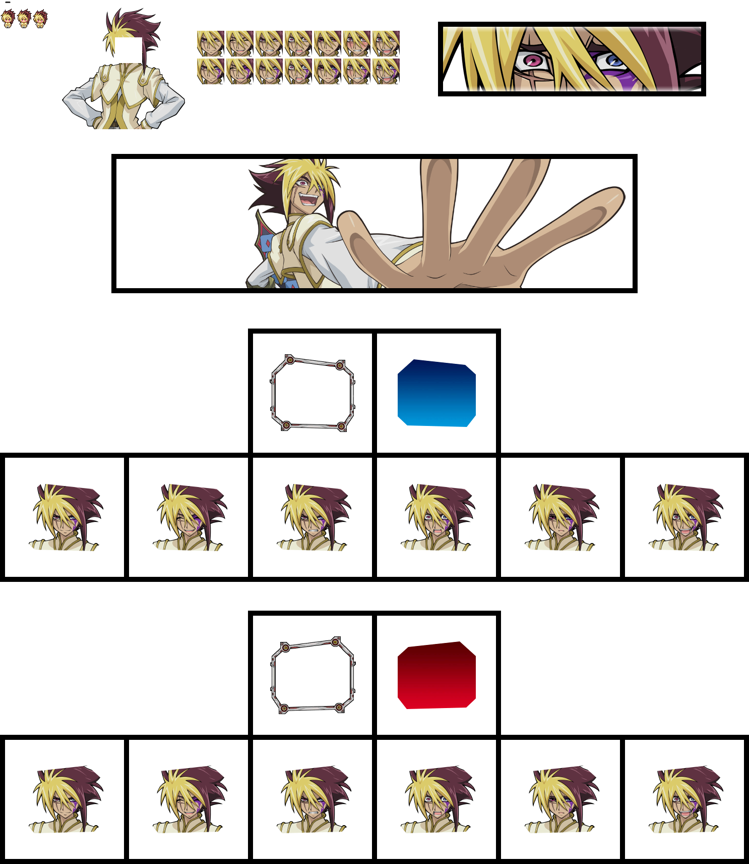 The Spriters Resource Full Sheet View Yu Gi Oh Zexal World Duel Carnival Ⅳ