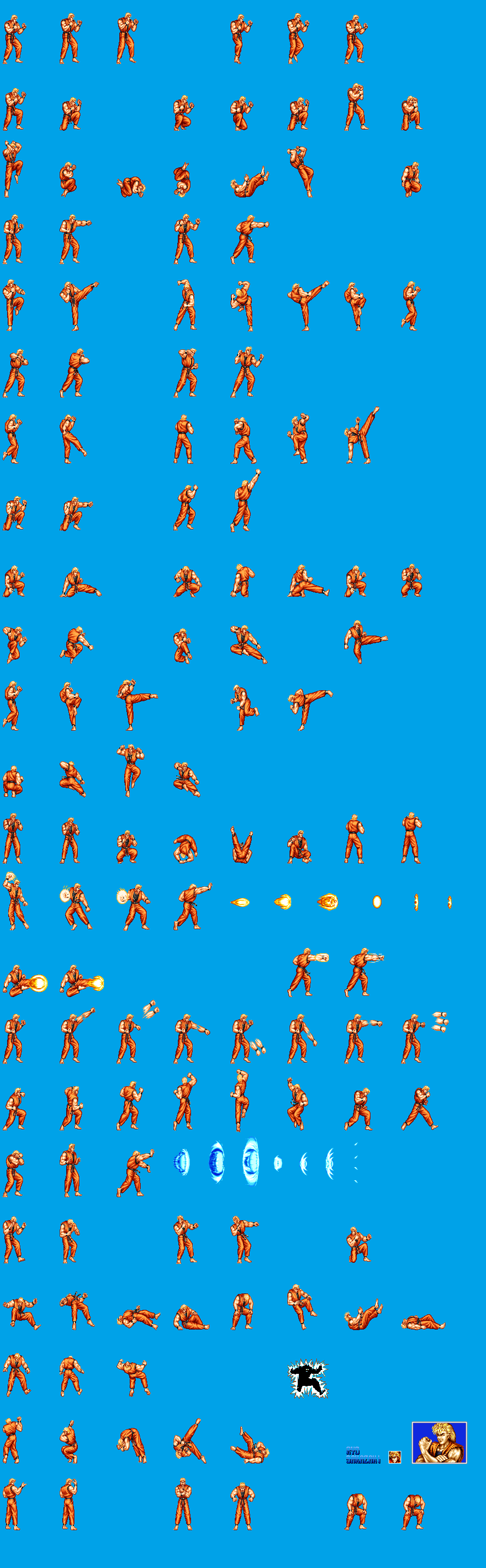 SNES - Fatal Fury Special - Ryo Sakazaki - The Spriters Resource SNES - Fatal Fury Special - Ryo Sakazaki - The Spriters Resource