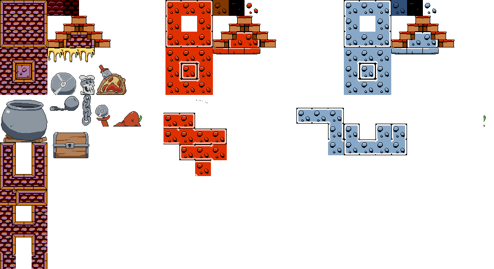 PC / Computer - Pizza Tower - Bloodsauce Dungeon Tileset - The Spriters ... PC / Computer - Pizza Tower - Bloodsauce Dungeon Tileset - The Spriters ...
