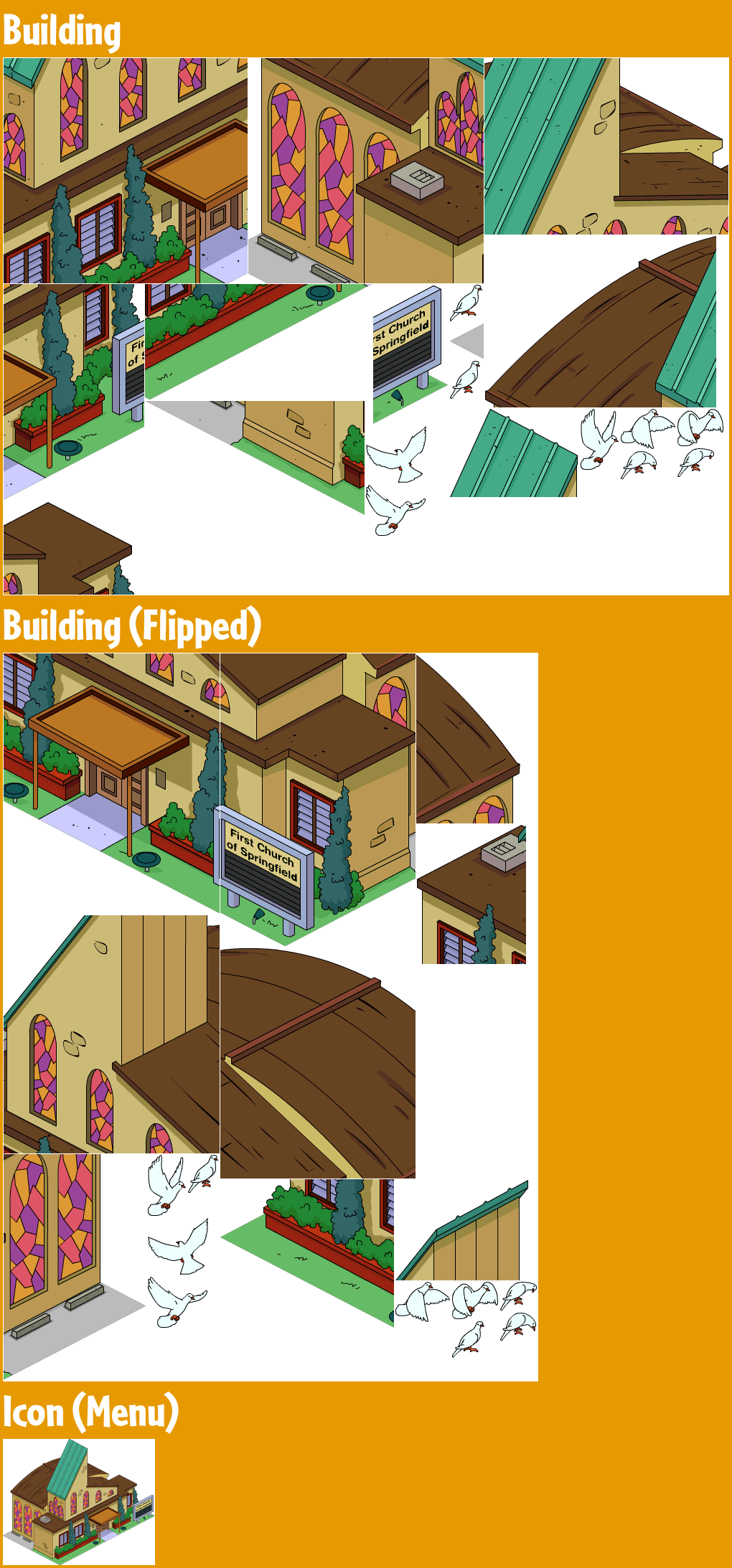 The Spriters Resource Full Sheet View The Simpsons Tapped Out