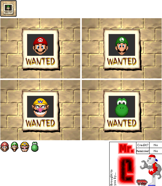 Ds Dsi New Super Mario Bros Wanted The Spriters Resource