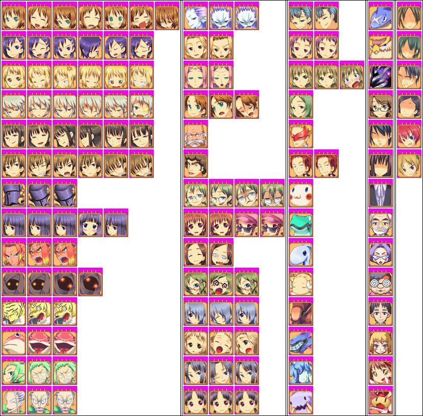 Ds Dsi Tactics Layer Faces The Spriters Resource