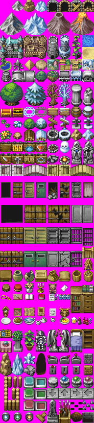 Ds Dsi Rpg Tsukuru Ds Rpg Maker Ds Event Objects The Spriters