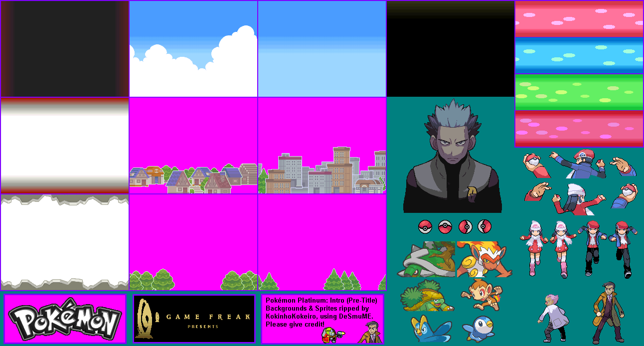 Ds Dsi Pokémon Platinum Intro Movie The Spriters Resource