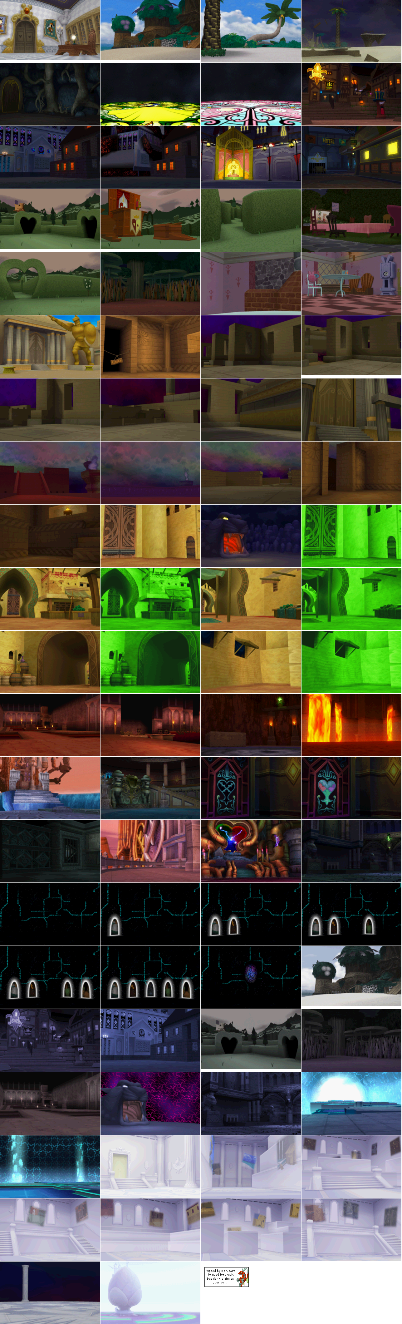 Ds Dsi Kingdom Hearts Recoded Event Backgrounds The Spriters