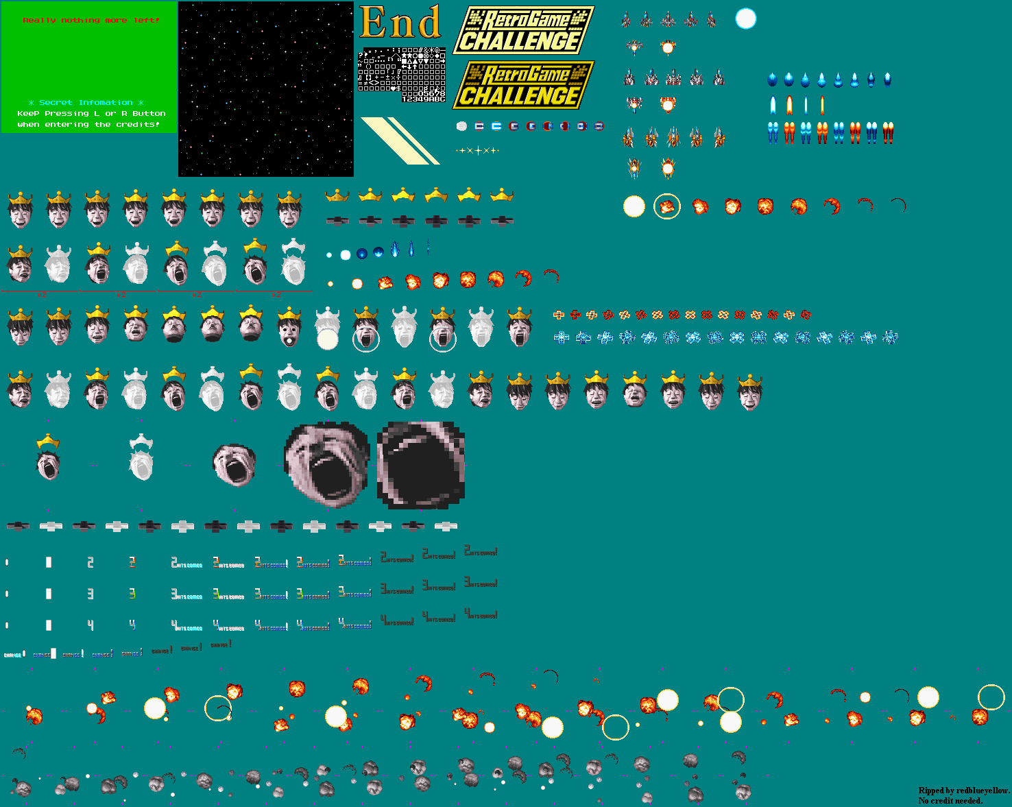 Ds Dsi Retro Game Challenge Ending Credits The Spriters Resource
