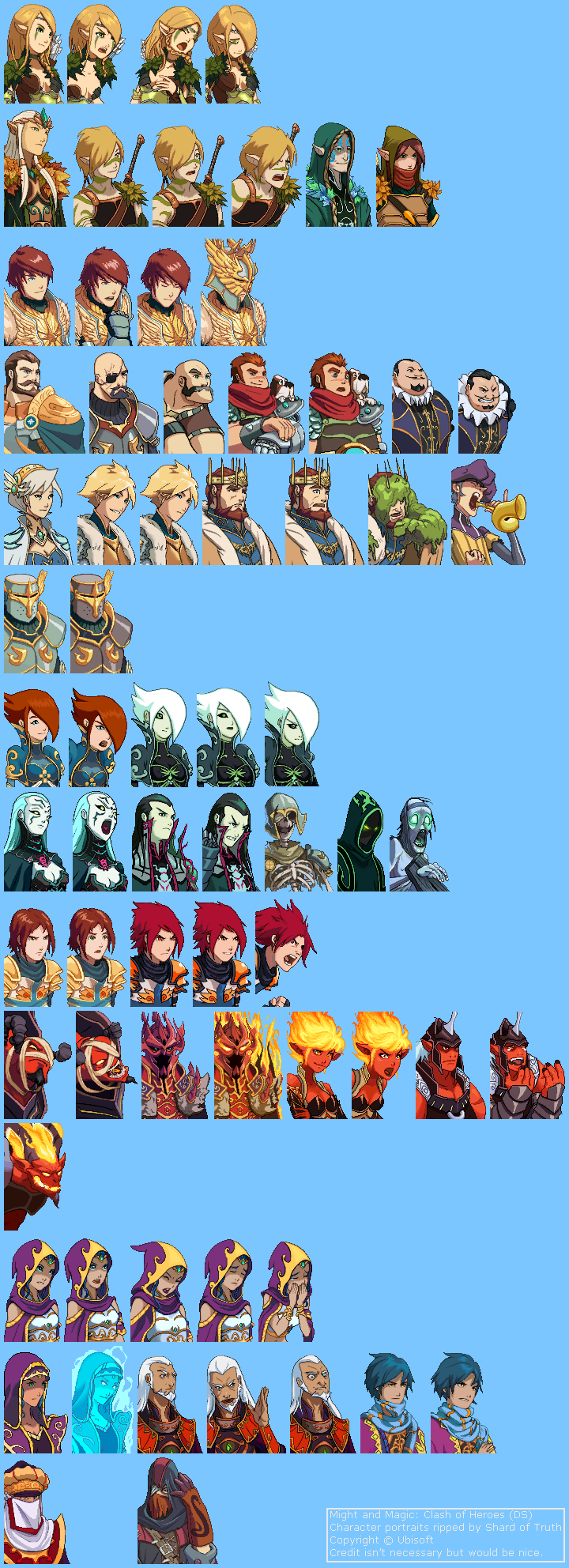 The Spriters Resource - Full Sheet View - Might & Magic: Clash of ... The Spriters Resource - Full Sheet View - Might & Magic: Clash of ...