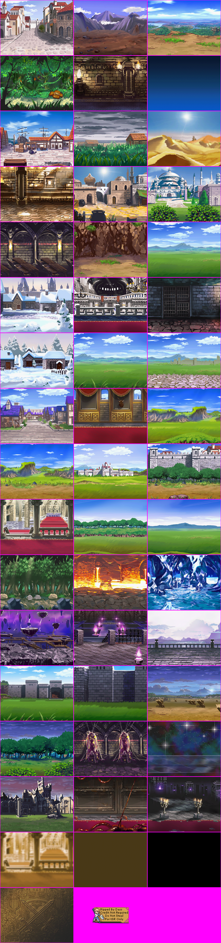 Ds Dsi Rondo Of Swords Dialogue Backdrops The Spriters Resource