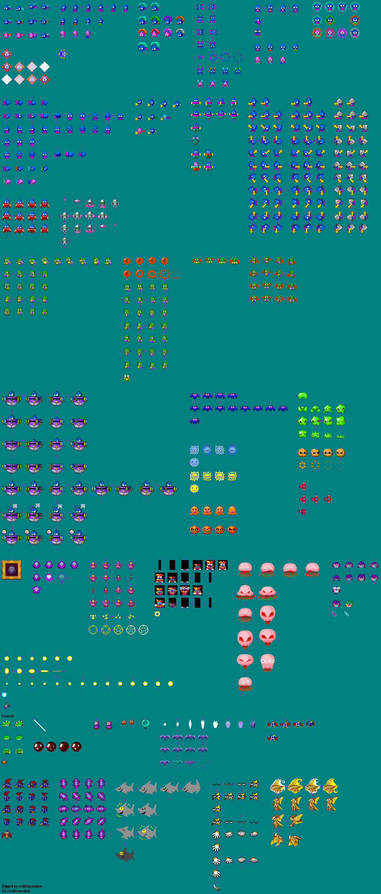Ds Dsi Go Go Cosmo Cops Enemies The Spriters Resource