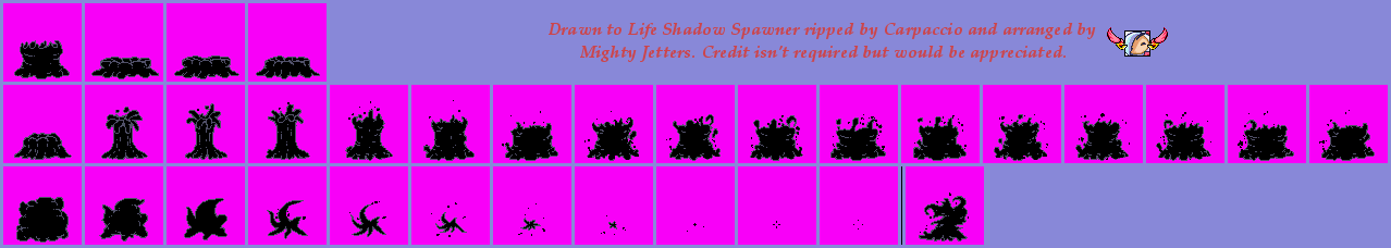 Ds Dsi Drawn To Life Shadow Spawner The Spriters Resource