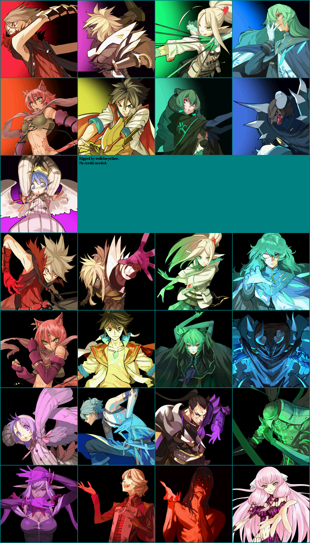 Ds Dsi Shining Force Feather Attack Cutins The Spriters Resource