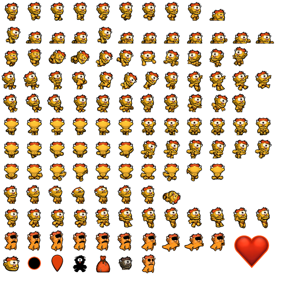 Pc Computer Spelunky Cyclops The Spriters Resource