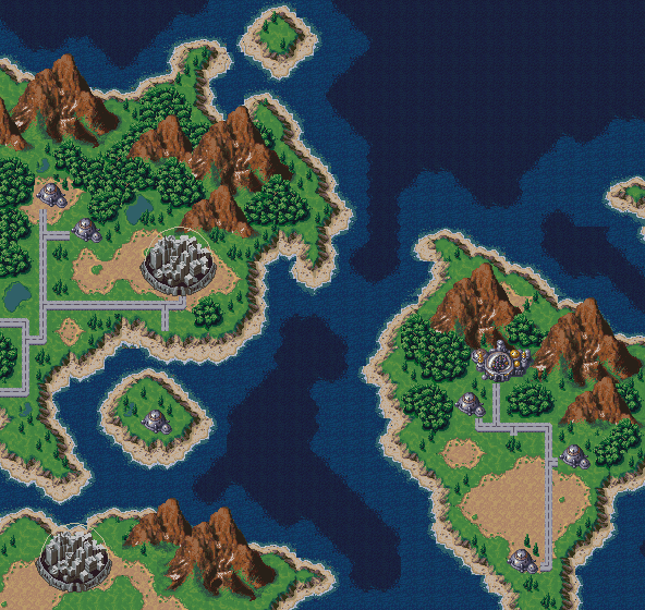 Snes Chrono Trigger Apocalypse Map The Spriters Resource