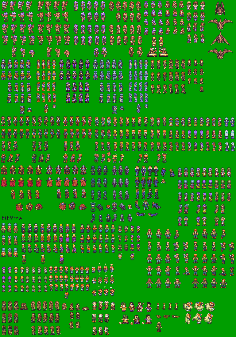 Snes Chrono Trigger Npcs The Spriters Resource