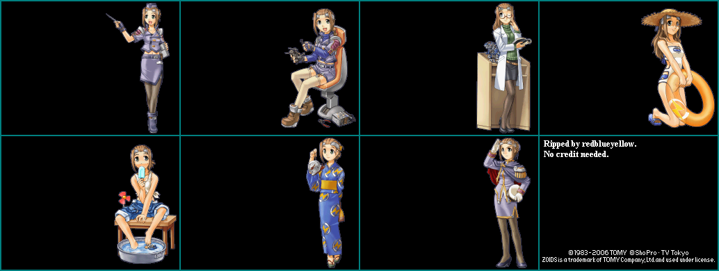 Ds Dsi Zoids Battle Colosseum Staff Roll Images The Spriters