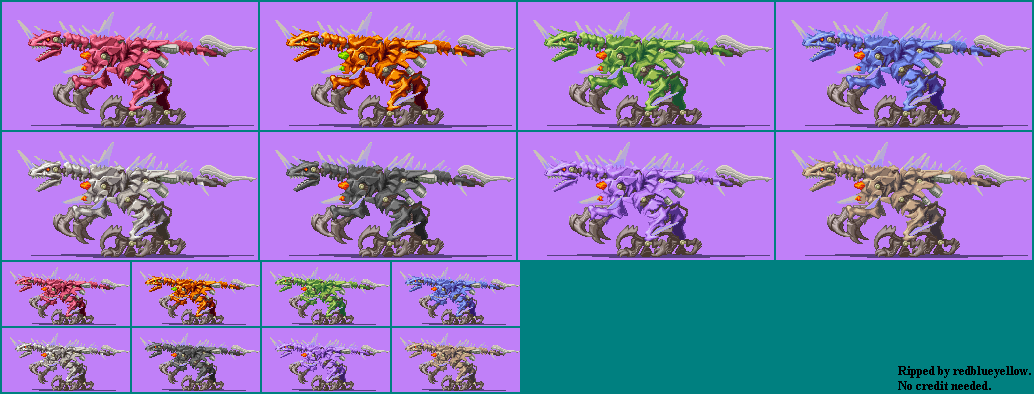 Ds Dsi Zoids Saga Ds Legend Of Arcadia Bio Volcano The