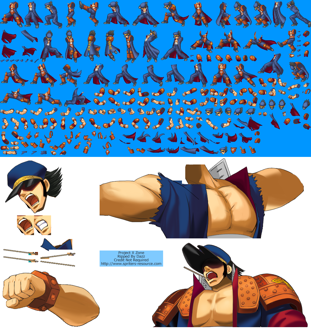 3ds Project X Zone Bahn The Spriters Resource