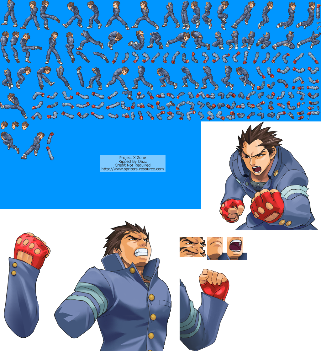 3ds Project X Zone Batsu The Spriters Resource