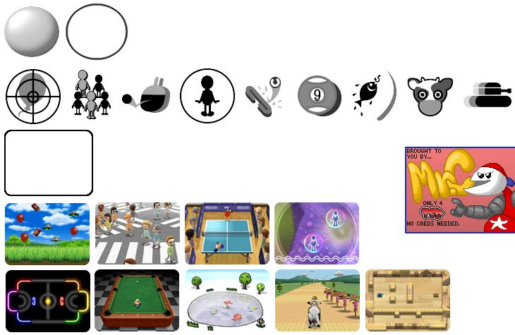Wii Wii Play Game Icons The Spriters Resource