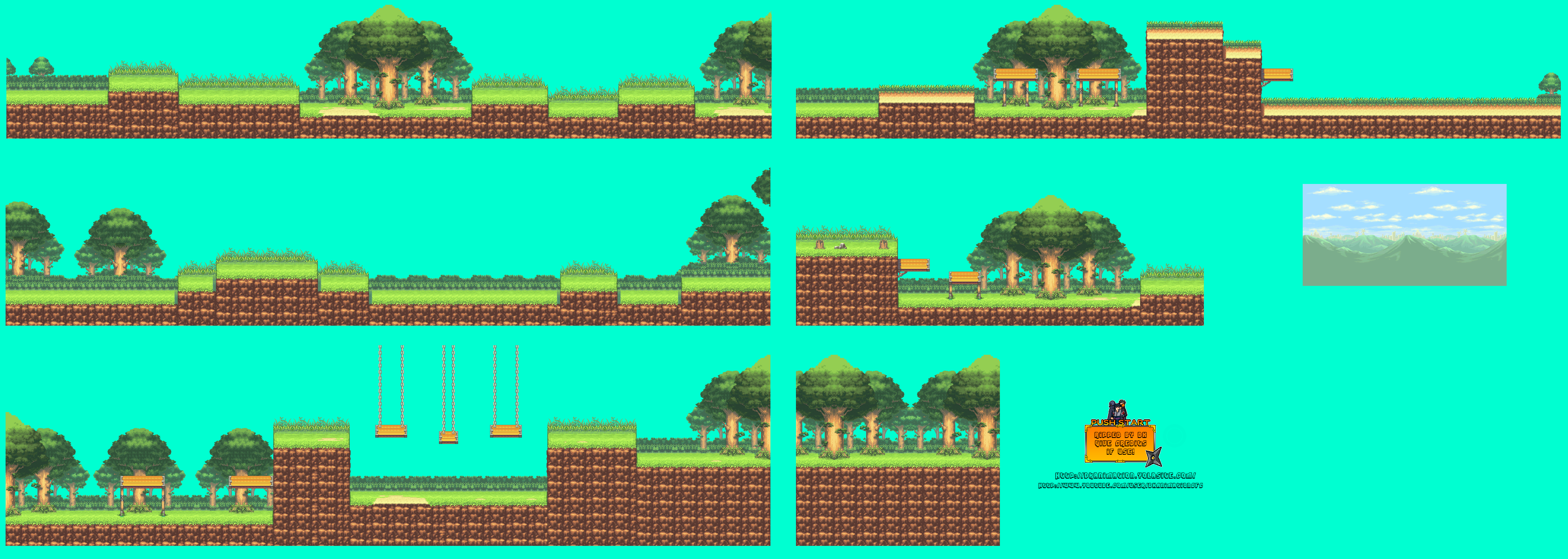 Ds Dsi Draglade Maze Forest The Spriters Resource