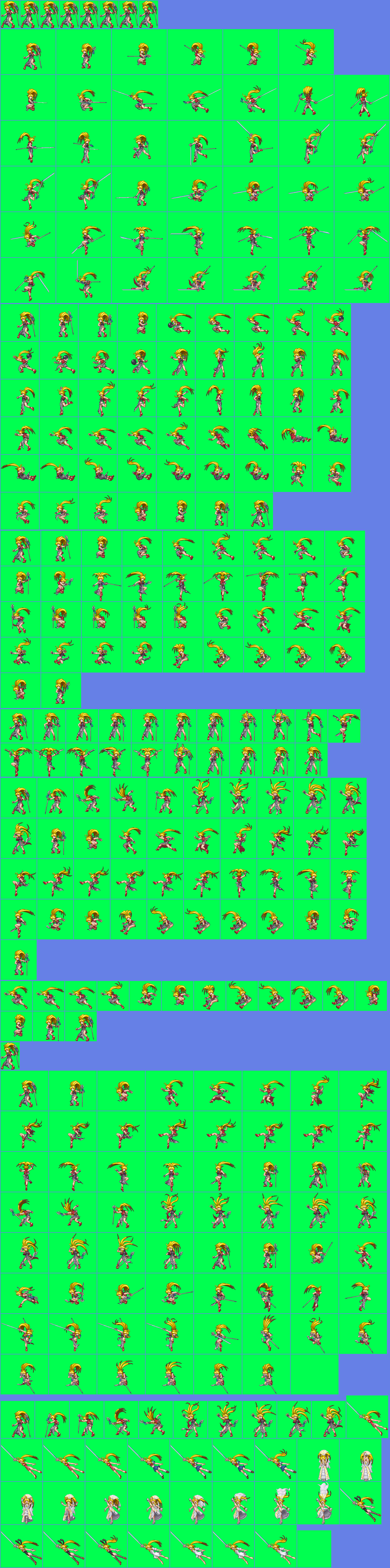 The Spriters Resource Full Sheet View Project X Zone Xiaomu