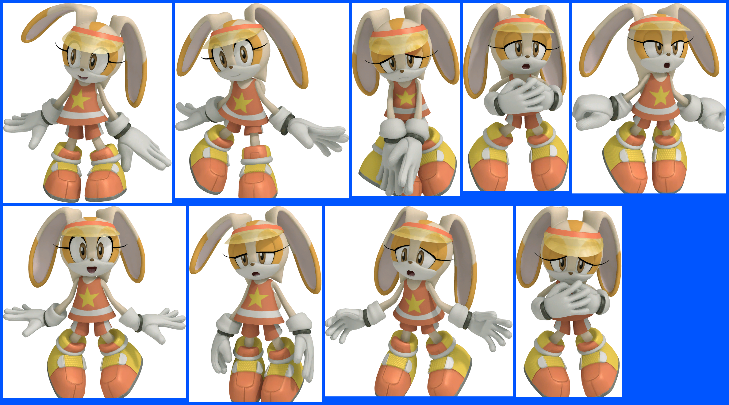 Xbox 360 Sonic Free Riders Cream The Rabbit The Spriters Resource