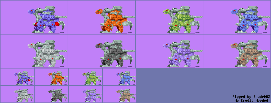 Ds Dsi Zoids Saga Ds Legend Of Arcadia Brachio Tortoise The