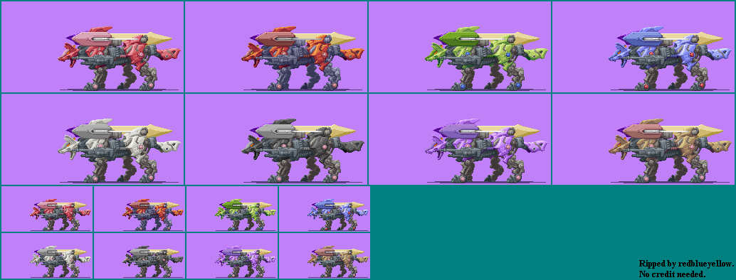 Ds Dsi Zoids Saga Ds Legend Of Arcadia Sword Wolf Crusher The