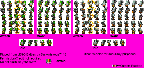 Ds Dsi Lego Battles Troll The Spriters Resource