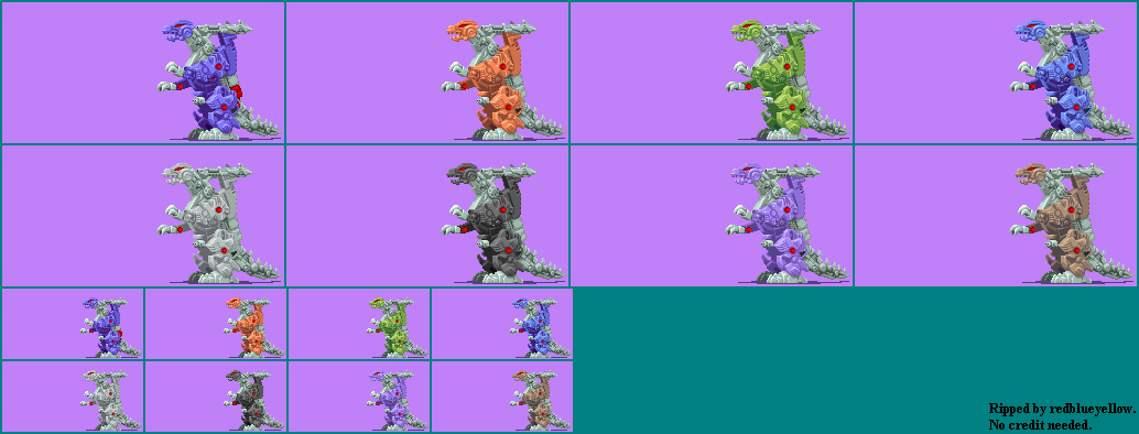 Ds Dsi Zoids Saga Ds Legend Of Arcadia Brachio Zilla
