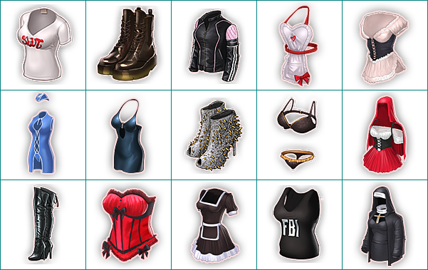 The Spriters Resource Full Sheet View Sex Gangsters Clothing Female