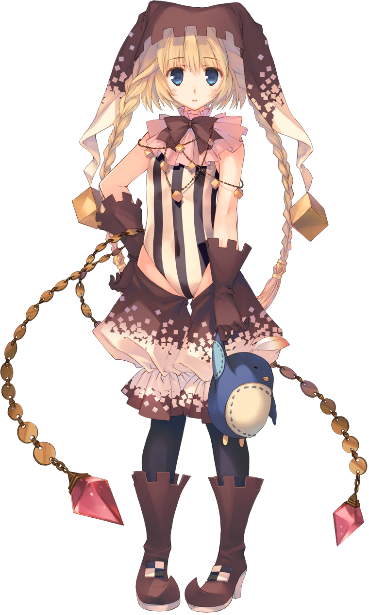 Safebooru 1girl O Aquaplus Bird Blonde Hair Blue Blue Eyes Boots