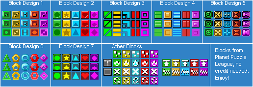 Ds Dsi Planet Puzzle League Blocks The Spriters Resource