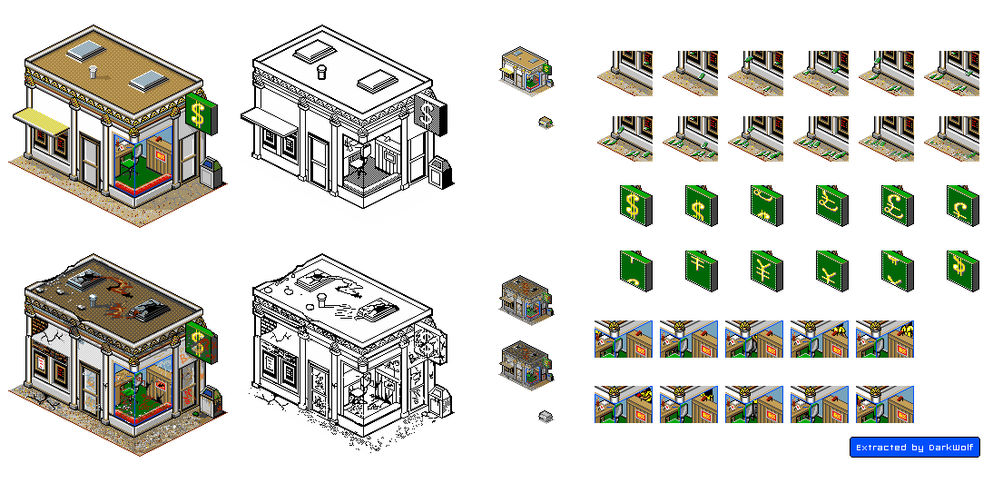 Pc Computer Simtown Bank The Spriters Resource