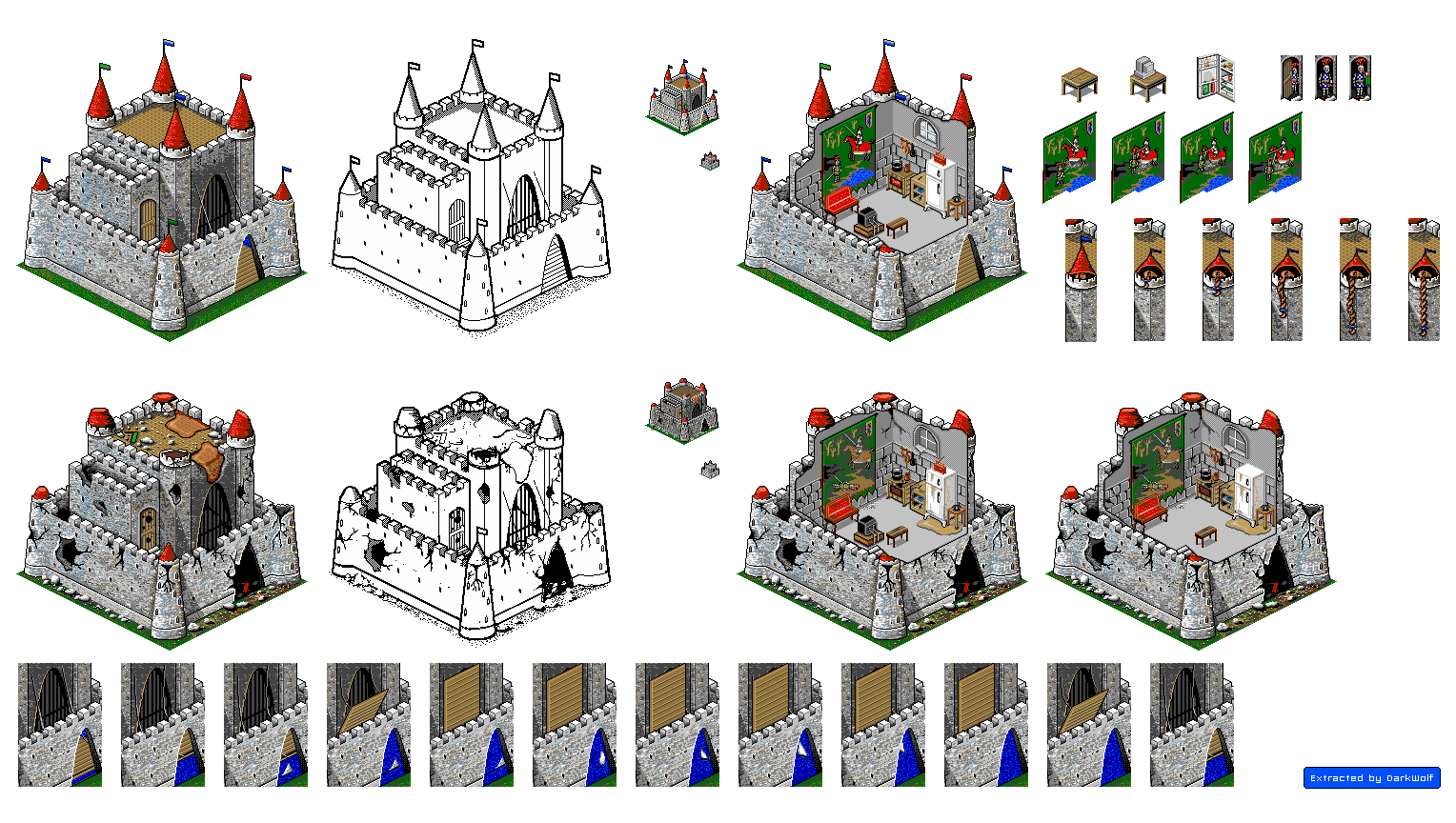 Pc Computer Simtown Castle The Spriters Resource