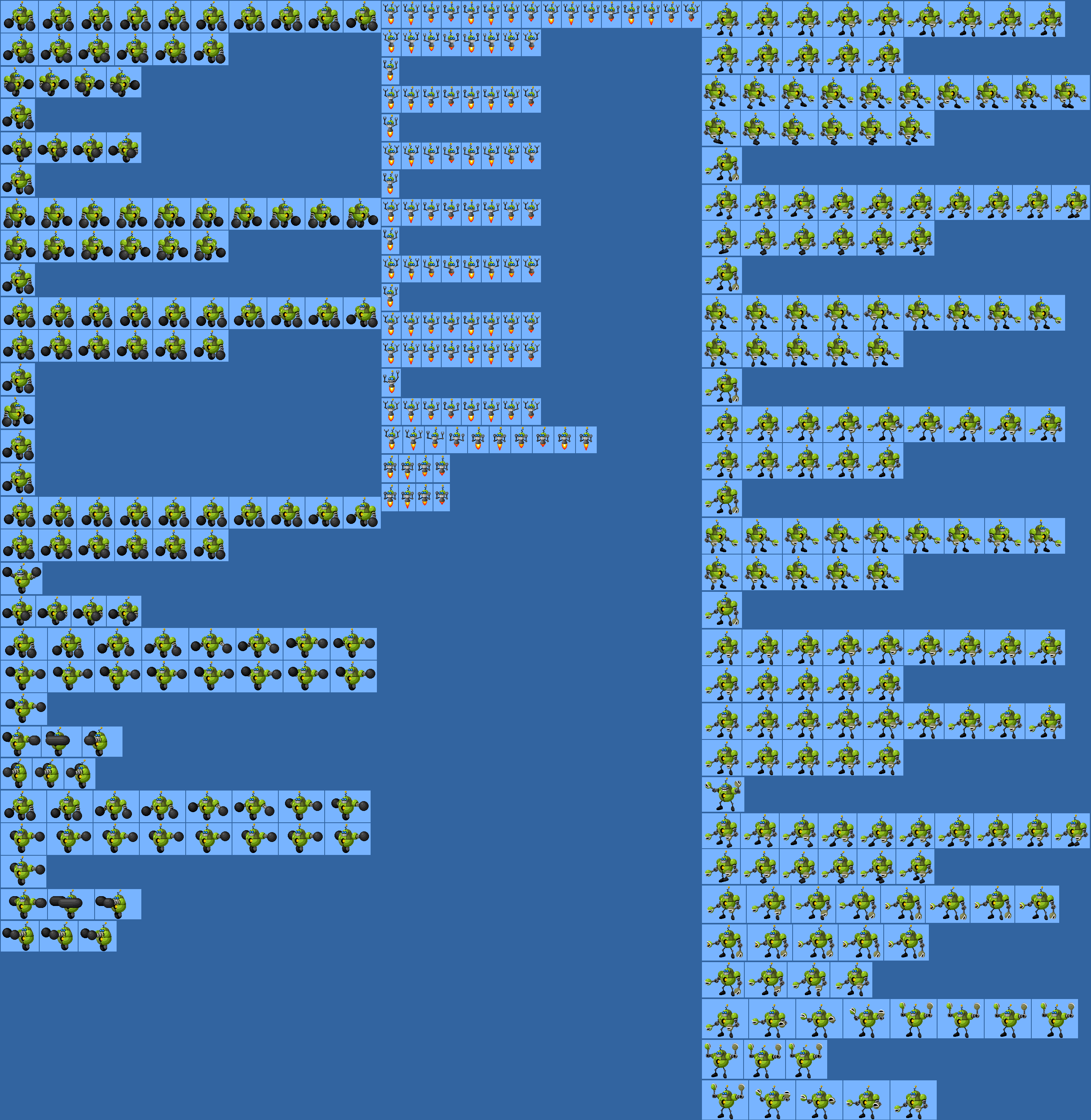 The Spriters Resource Full Sheet View Mario And Luigi Superstar Saga Bowsers Minions